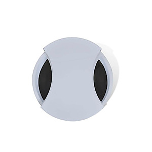 QJBSAVVA Coffee Table Shape-Adjustable High Gloss White,Industrial Tables Floor Standing Table Cocktail Table Suitable for Meeting Rooms, Reception Rooms, Offices