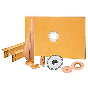 Schluter Kerdi-Shower Kit 48" x 72", PVC Flange