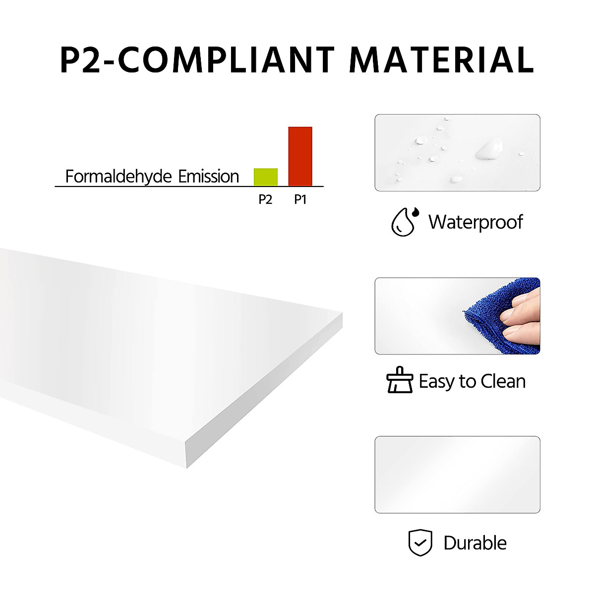 Yaheetech Storage Cabinet, Pantry Cabinet Cupboard with Door and Adjustable Shelves, Freestanding Utility Storage Cabinet for Dinning Room/Living Room, White