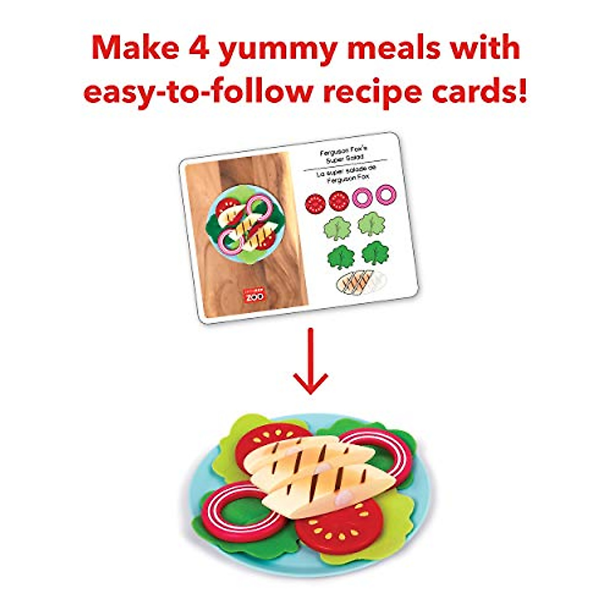 Skip Hop Play Food Set, Zoo Little Chef Meal Kit