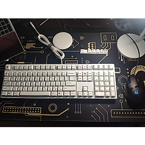 104 Keys Sakura Japanese Cherry Profile PBT Keycaps Top Printed Dye Sublimation Switch ANSI Layout for Cherry RGB MX Mechanical Keyboard Gaming Replace