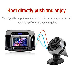 ePathChina 2pcs Universal Car Tweeter Loudspeaker 150W 4Ohm Audio Silk Film for Car Modification High-Pitched Car Audio Modification Nondestructive