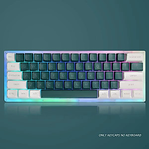 Keycaps 110 Keys XVX Profile PBT Keycaps Double-Shot for Cherry MX Gateron Switches Mechanical Gaming Keyboards