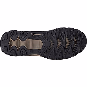 Skechers Men's After Burn Memory Fit - Strike Off Lace-Up Sneaker,pebble/black,10 M US