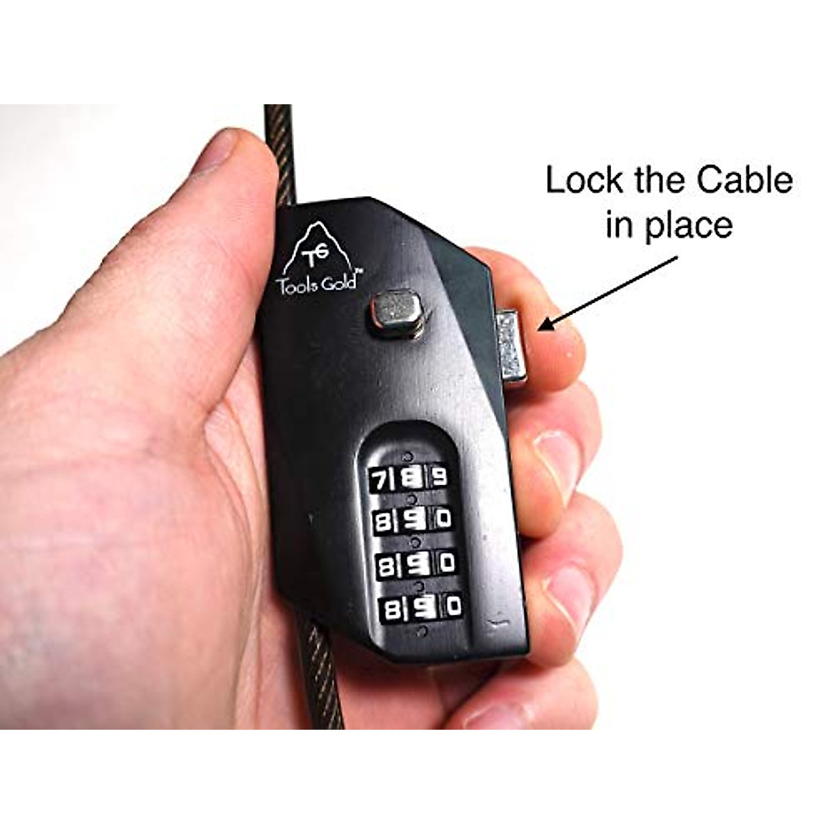 Fridge Lock, Appliance Lock, Refrigerator Lock, French Door Lock, Adjustable Cable Combination Lock, Child Safety Cabinet Lock, Lock for Cabinet, Appliance Lock, Multi-Functional Combination Lock