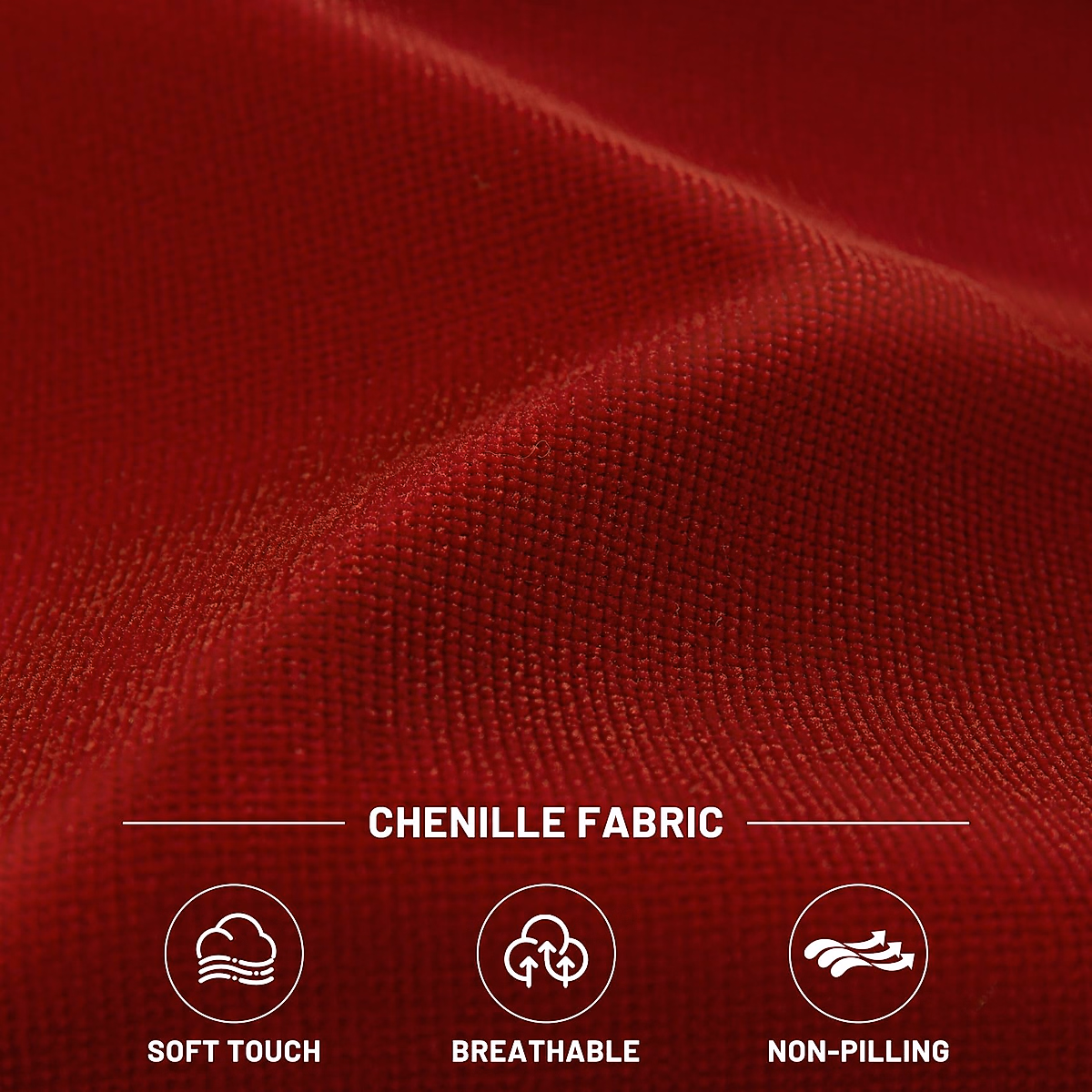 Lokex Bench Cushion,36x14 Inch Tufted Bench Cushions for Outdoor Furniture,Non-Slip Window Seat Cushions Indoor,Burgundy