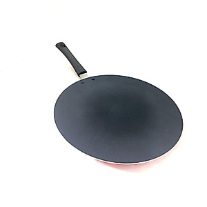 YADNEH Non-Stick Roti Pan Frying Pan Chapati Pan Chapati Tawa Concave Aluminum Tava Griddle Crepe Pan Frying Pan for Omelette Pan Paratha Pan Roti Tava Aluminum Chapati Pan(285 MM)