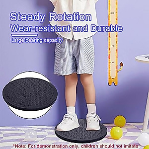 2 Pcs (12 Inch) Lazy Susan Turntable Organizer, Eichzer Premium Heavy Duty Rotating Swivel Stand with Steel Ball Bearings for Model/Rotating Plants/Crafts Stand/TV/Monitor/Laptop (360˚ Rotation)