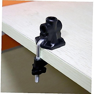 JJLFresheners 1pc Bracket Clamp Accessories Holder Fit for Mic Clamps Fixed Metal Desk Lamp Clip Fittings Screw Camera Flash Mount Clamp Bracket Monitor Magic Socket Arm Clamp