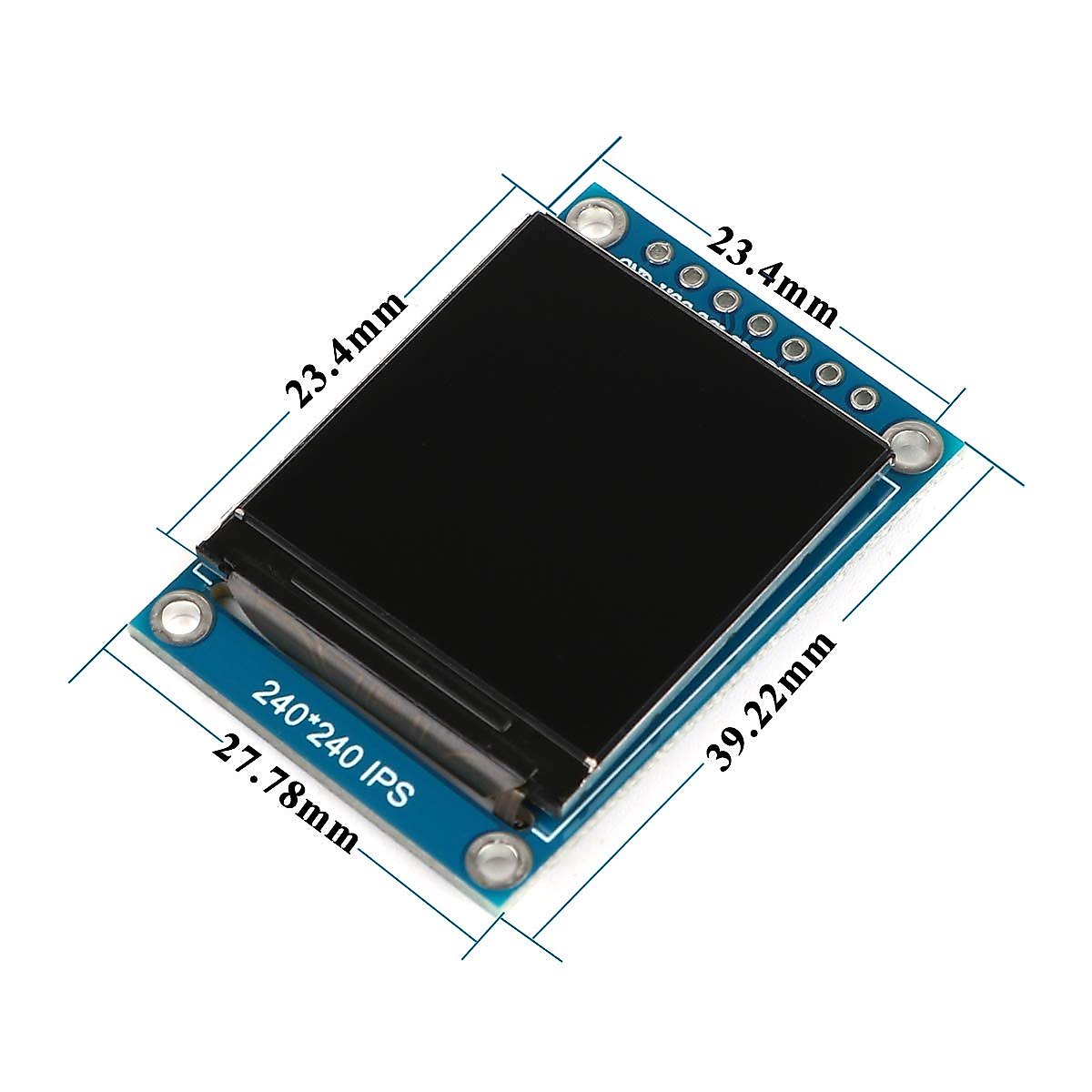 MakerFocus TFT LCD Screen Display 1.3inch TFT LCD Module, 240x240 IPS 65K Full Color 3.3V with SPI Interface ST7789 IC Driver, 51 STM32 Ar duino Routines for DIY