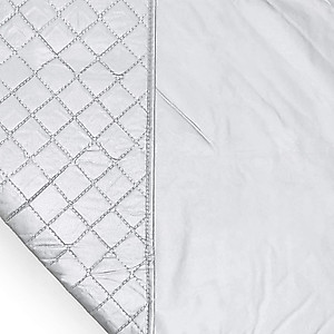 Ironing PadMat Iron Anywhere Portable Travel Ironing Blanket100%Cotton Quilted Protect Surfaces Weighted Corners Cover for Washer Dryer Table Top Countertop Small Ironing Board 18" x 31