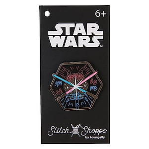 Loungefly Stitch Shoppe Women's Star Wars Dark Side Vs. Light Side Light Up Crossbody Bag Purse