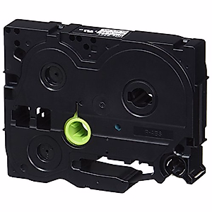 Brother Genuine P-Touch, HGE-S221 5 Pack Tape (HGES2215PK) 0.35" (9mm) x 26.2ft (8m) Extra Strength Adhesive, Black on White, Indoor/Outdoor Use, Extreme Temps, Chemical and Moisture Resistant