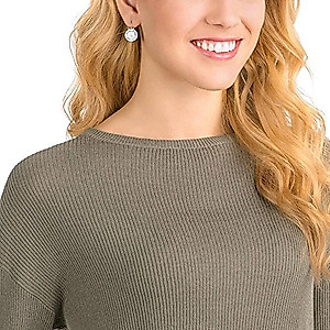 Swarovski Bella Pierced Earrings White One Size