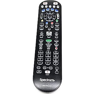 Charter Spectrum TV Remote Control TIME Warner CLIKR-5 UR5U-8780L New | Compatible with Time Warner, Brighthouse and Charter Cable Boxes | keypad backlighting red Illumination