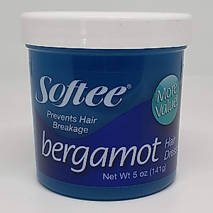Softee Bergamot Hair Dressing Product, Blue, 5 Ounce