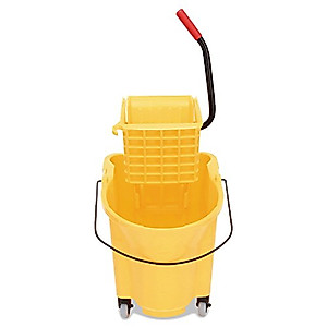 Rubbermaid Commercial 758088Yw Wavebrake 35 Quart Bucket/Wringer Combinations Yellow