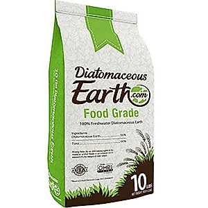 DiatomaceousEarth 10 LBS FOOD GRADE Diatomaceous Earth - 100% Organic All Natural Diamateous Powder - Diametaceous for humans is Safe Around Children.