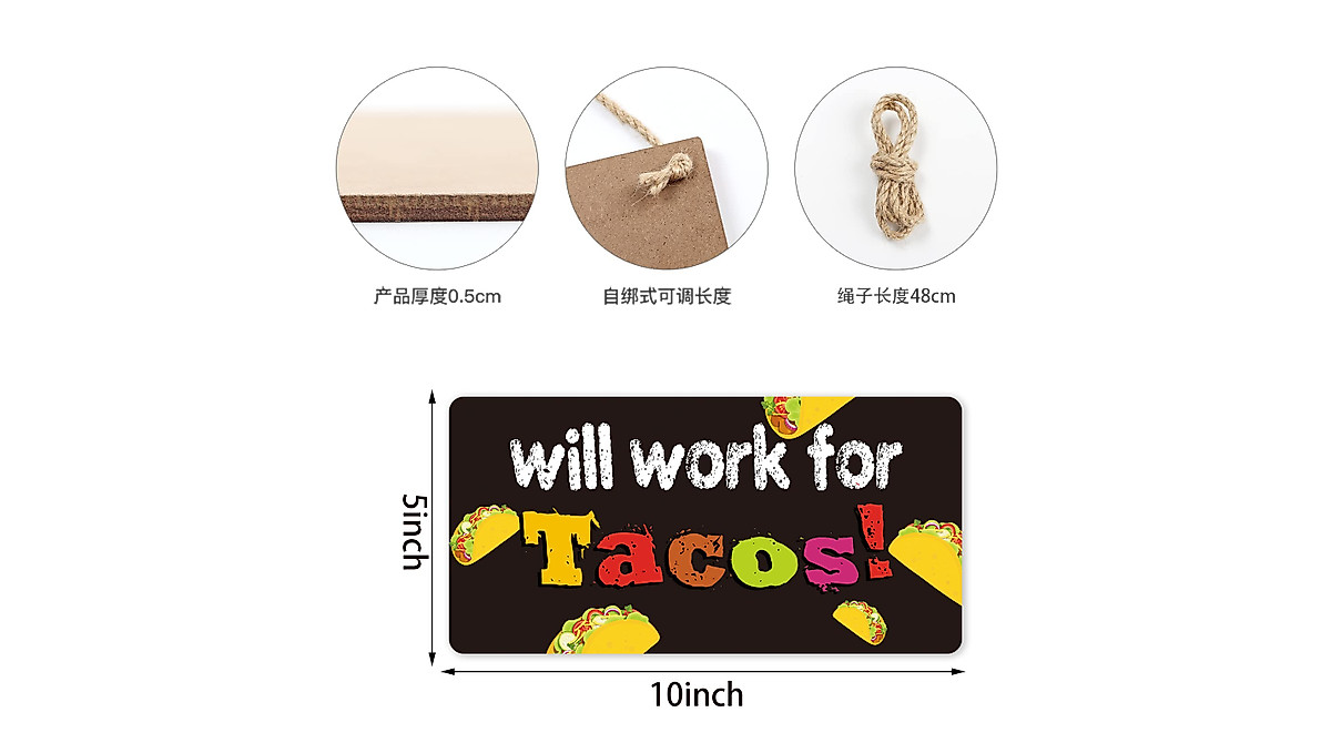 Taco Party Decor: Fun Wall Sign for Taco Lovers
