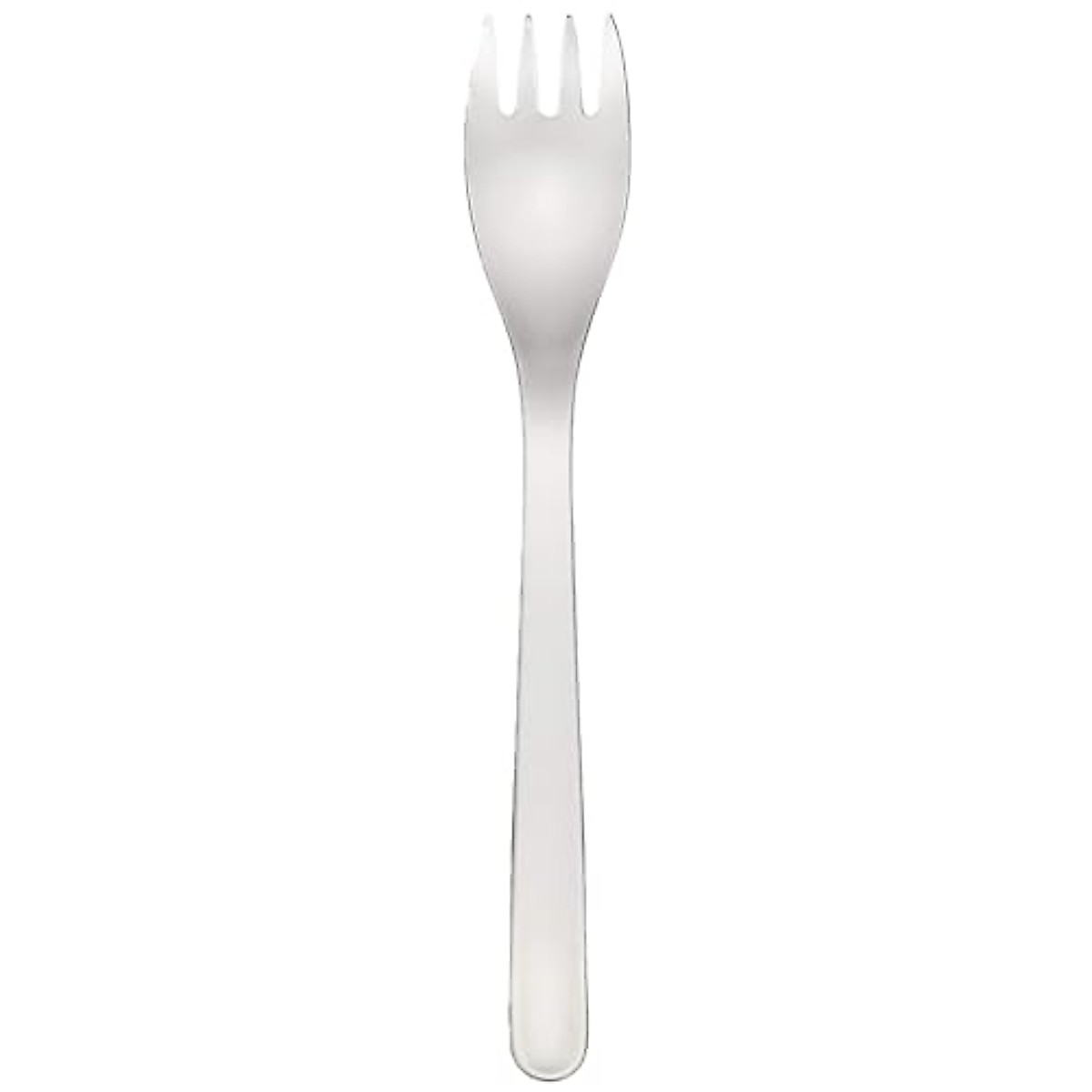 Sori Yanagi Simple Form Cutlery for Easy Use, Tsubamesanjo Stainless Steel Fish Fork, Sleek Design for Smooth Texture, Dishwasher Safe, Brushed Finish