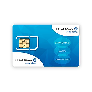 Thuraya Satellite Phone Standard SIM Card with 60 Units
