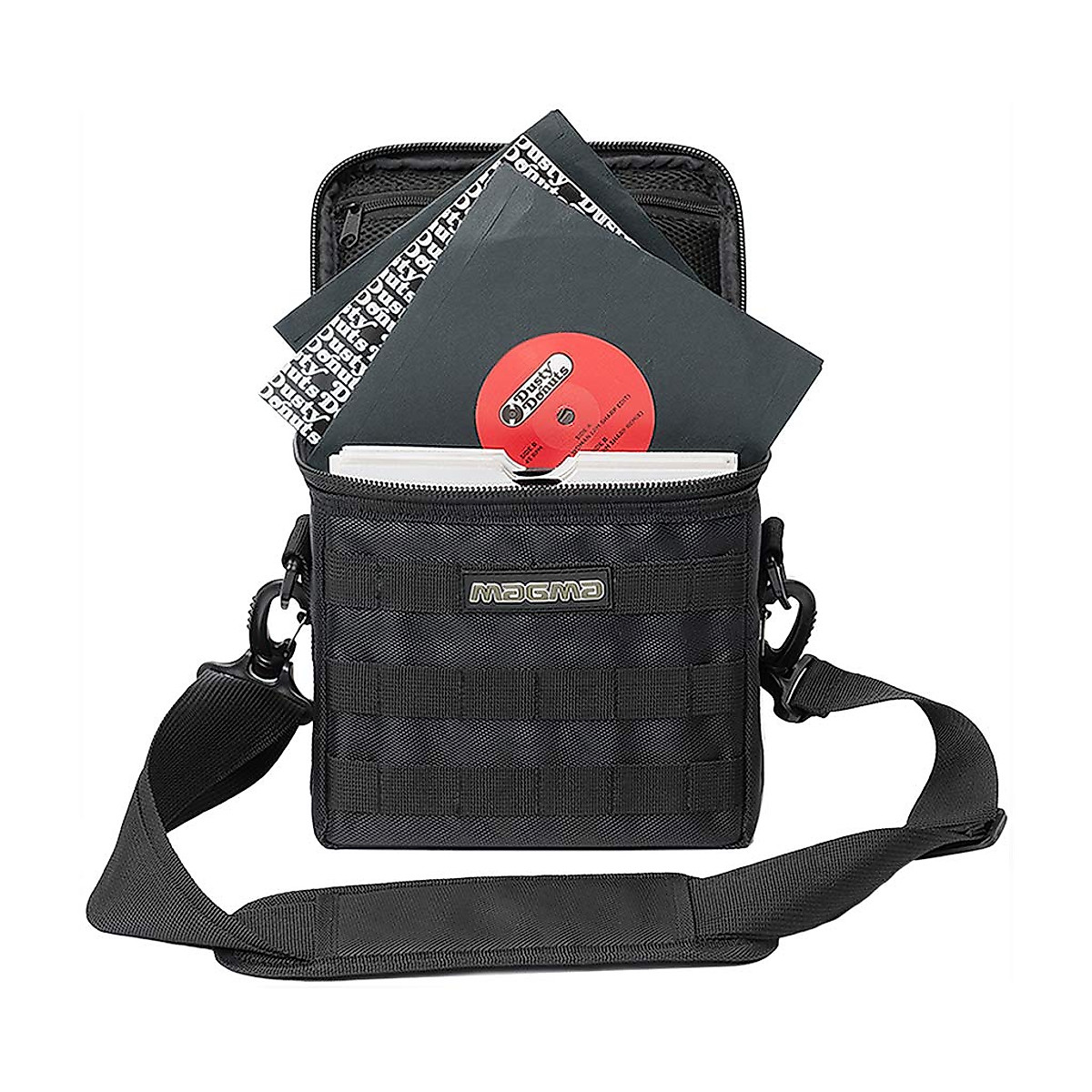 MAGMA 45 Record 50, Black/Khaki DJ Bag (MGA43026)