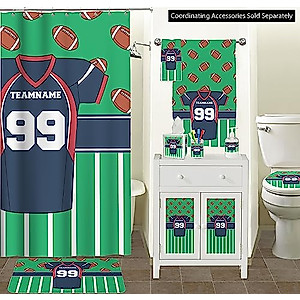 RNK Shops Football Jersey Waste Basket - Single Sided (Black) (Personalized)