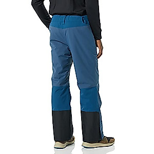 Amazon Essentials Men's Waterproof Insulated Ski Pant, Teal Blue Plaid, Medium