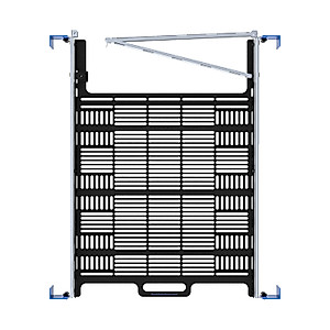 RackSolutions 1U Adjustable Vented 19 Inch Sliding Server Rack Mount Shelf with Cable Management Arm 24 Inch Deep