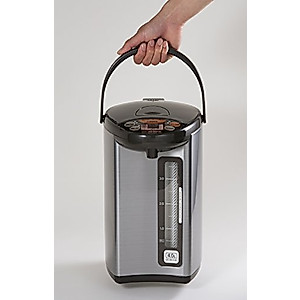 Zojirushi Micom Water Boiler & Warmer, 135 oz. / 4.0 Liters, Silver