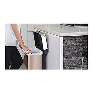 simplehuman Code Q Custom Fit Drawstring Trash Bags in Dispenser Packs, 50-65 Liter / 8 Gallon, White – 240 Liners