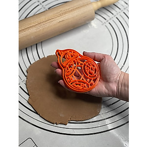 Premium Star Wars Exclusive BB-8 BB8 Cookie Cutter Mold 4.5-Inch-Scale Produced by 3D Kitchen Art