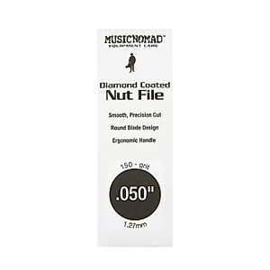 MusicNomad MN660 Diamond Coated Guitar Nut Slotting File - .050”