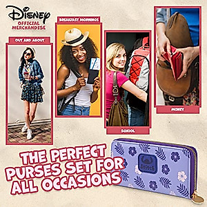 Disney Women's Zippered, Purple, Taille Unique