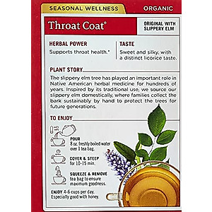 Traditional Medicinals Organic Throat Coat Tea, 16 ct