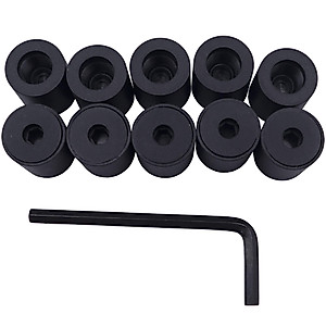 Supplying Demand SFL1410 10 Pack 1/4 Inch Safety Locking Caps with Tool