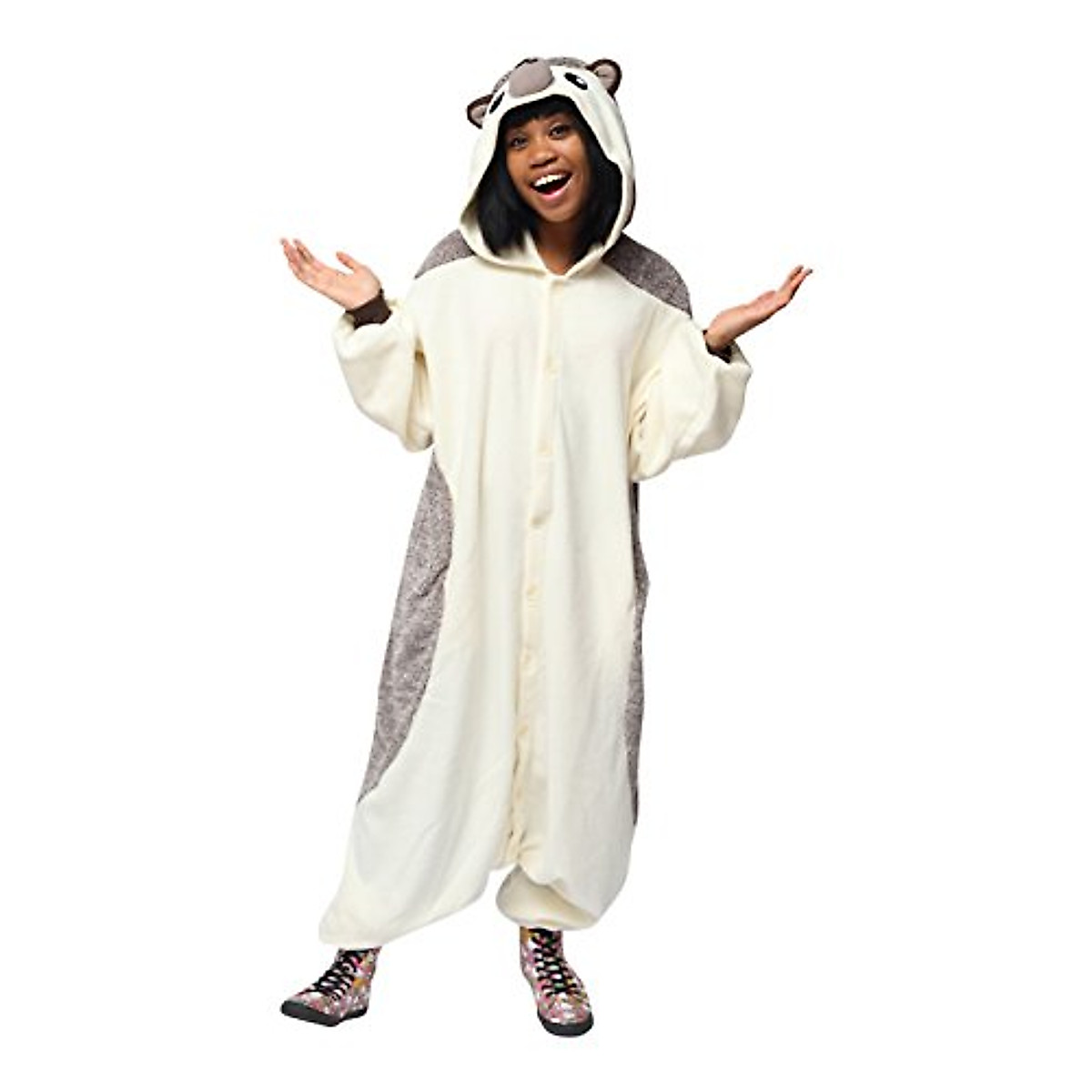 SAZAC Hedgehog Kigurumi Halloween Costume Onesie… (One Size)