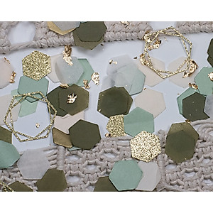 Bridal Shower Decor, Hexagon, Wedding Table Decor, Engagement Party Decor, Baby Shower Decorations