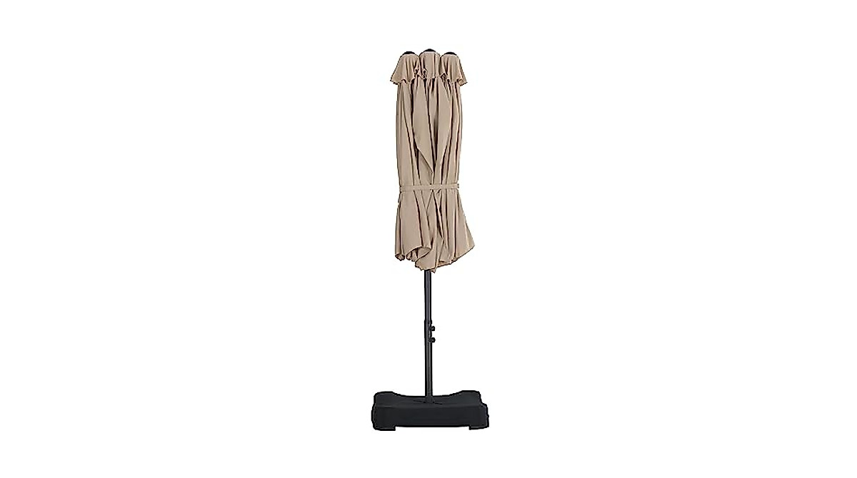 Sunjoy Triple Canopy Umbrella - Spacious Shade Solution