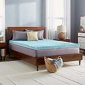 Slumber Solutions Highloft 4-inch Textured Gel Memory Foam Mattress Topper Twin