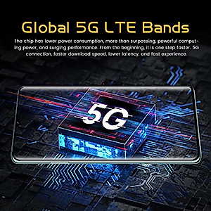 QIMHAI Smartphone Unlocked Cell Phones S22 Ultra 6.7in HD Screen The Black Phone 2GB/16GB Android 10 Straight Talk Phone 6800mAh 128GB Extension Dual Sim Boost Mobile Phones Telefonos (Black)