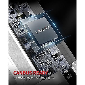 LASFIT H11 LED Bulbs, 2023 Upgrade H8 H9 H16 LED Light Bulbs 6000LM Super Bright Conversion Kit Plug and Play, Non-Polarity-2 Bulbs