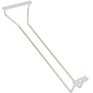 Dianoo Stemware Racks 2 Pack, 35.5cm Stainless Steel Wine Glass Racks Under Cabinet Wine Glass Holder Stemware Hanging Racks, Wire Wine Glass Hanger