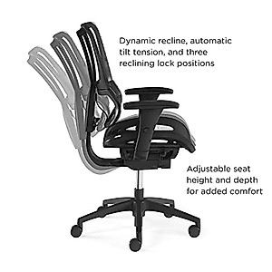 Union & Scale Flexfit 1500Tm Mesh Task Chair, Black, 2/Pack (Un28570-Ccvs)