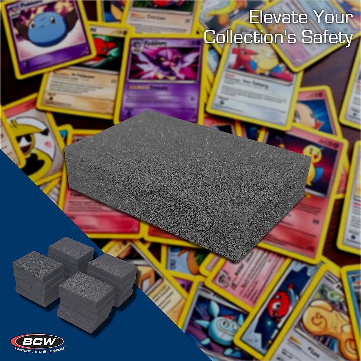 BCW Monster Pads - 20 Pack | Acid-Free Foam Inserts for Card Storage Boxes