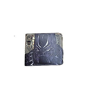 Junxi Superhero character PVC bifold wallet，Primary and middle school students' Student trend wallet