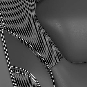 Flash Furniture X10 Gaming Chair Racing Office Computer PC Adjustable Chair with Flip-up Arms and Transparent Roller Wheels, Black LeatherSoft