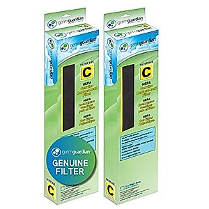GermGuardian Air Purifier Filter FLT5000 Genuine HEPA Replacement Filter C for AC5000, AC5000E, AC5250PT, AC5350B, AC5350BCA, AC5350W, AC5300B Germ Guardian Air Purifiers