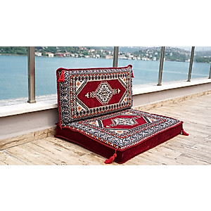 Arabic Living Room, Moroccan Home Decor, Floor Cushion, Arabic Floor Couch, Turkish Floor Sofa, Ethnic Sofa, Arabic Sofa Seating