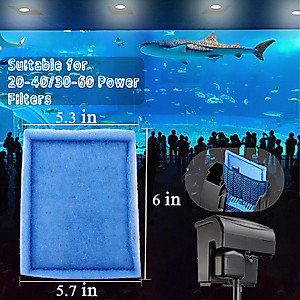 Nlcoek Aquarium Filters for Aqua-Tech 20-40/30-60 Gallon Power Filters for EZ-Change #3 Fish Tank Filters (7 Pcs)